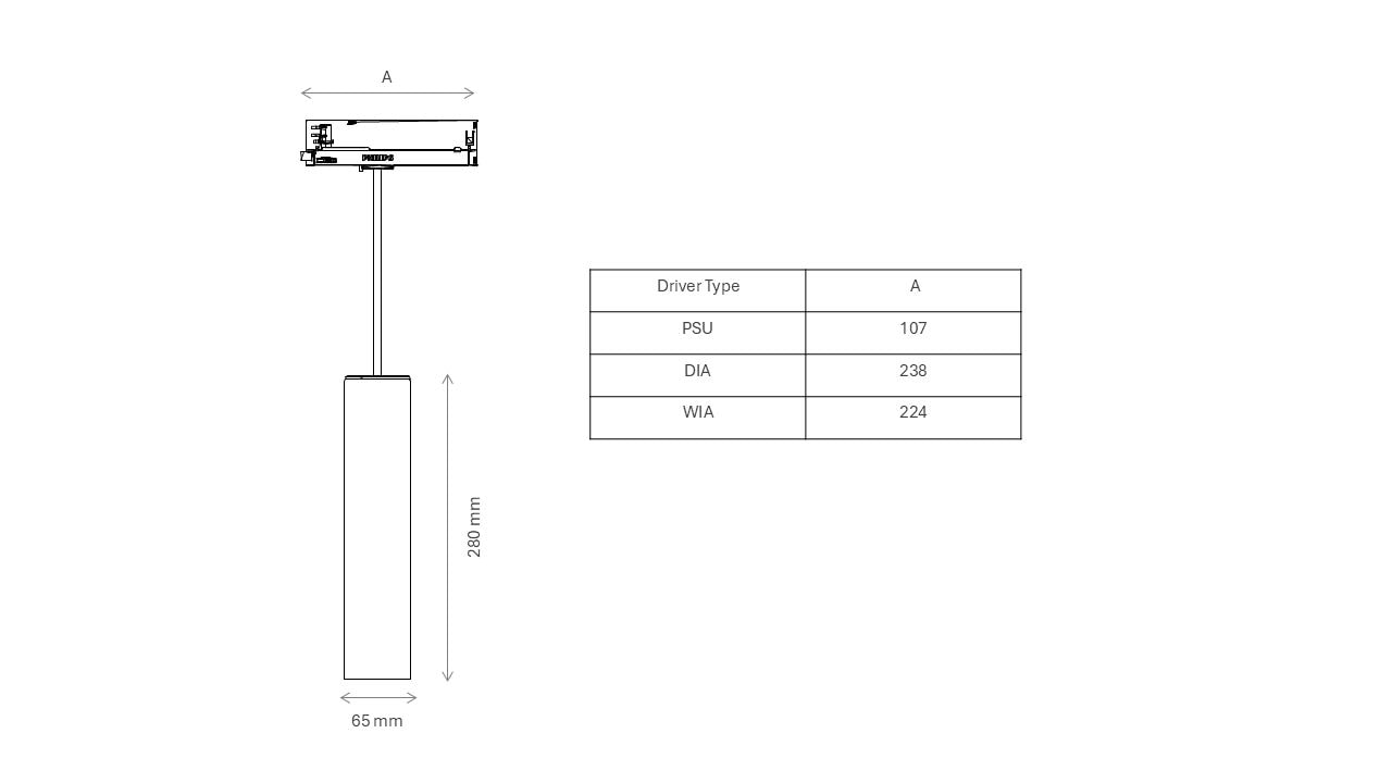 Signify myCreation Accent Cylinder D65, | Signify Middle East