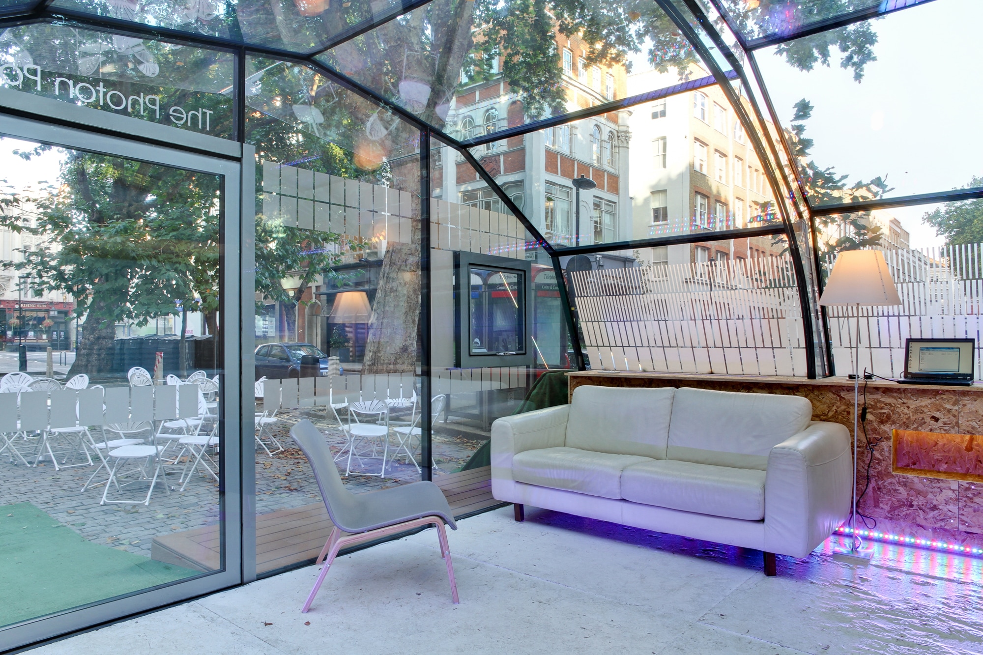 Photonen Pavillon des Londoner Design Festivals