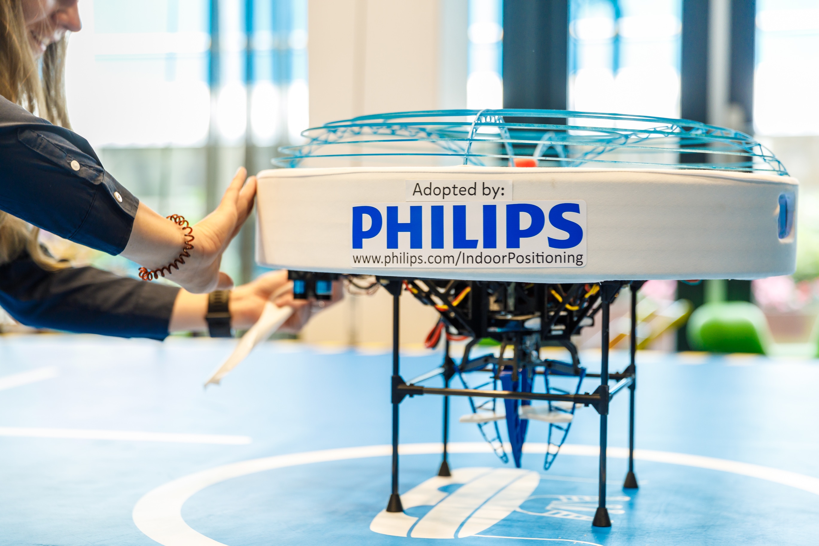 First autonomous indoor drone by Blue Jay which navigates using VLC ...