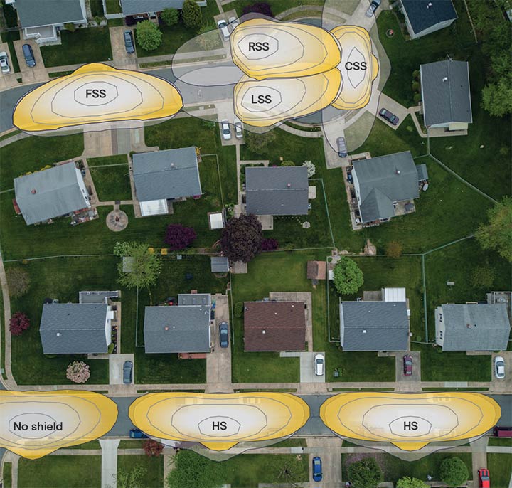 End light trespassing with Lumec shielding solutions | Signify Company ...